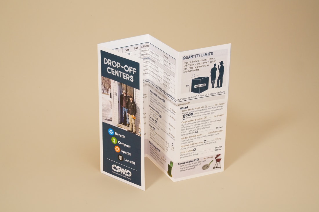 Custom Double Parallel Fold Brochure Printing