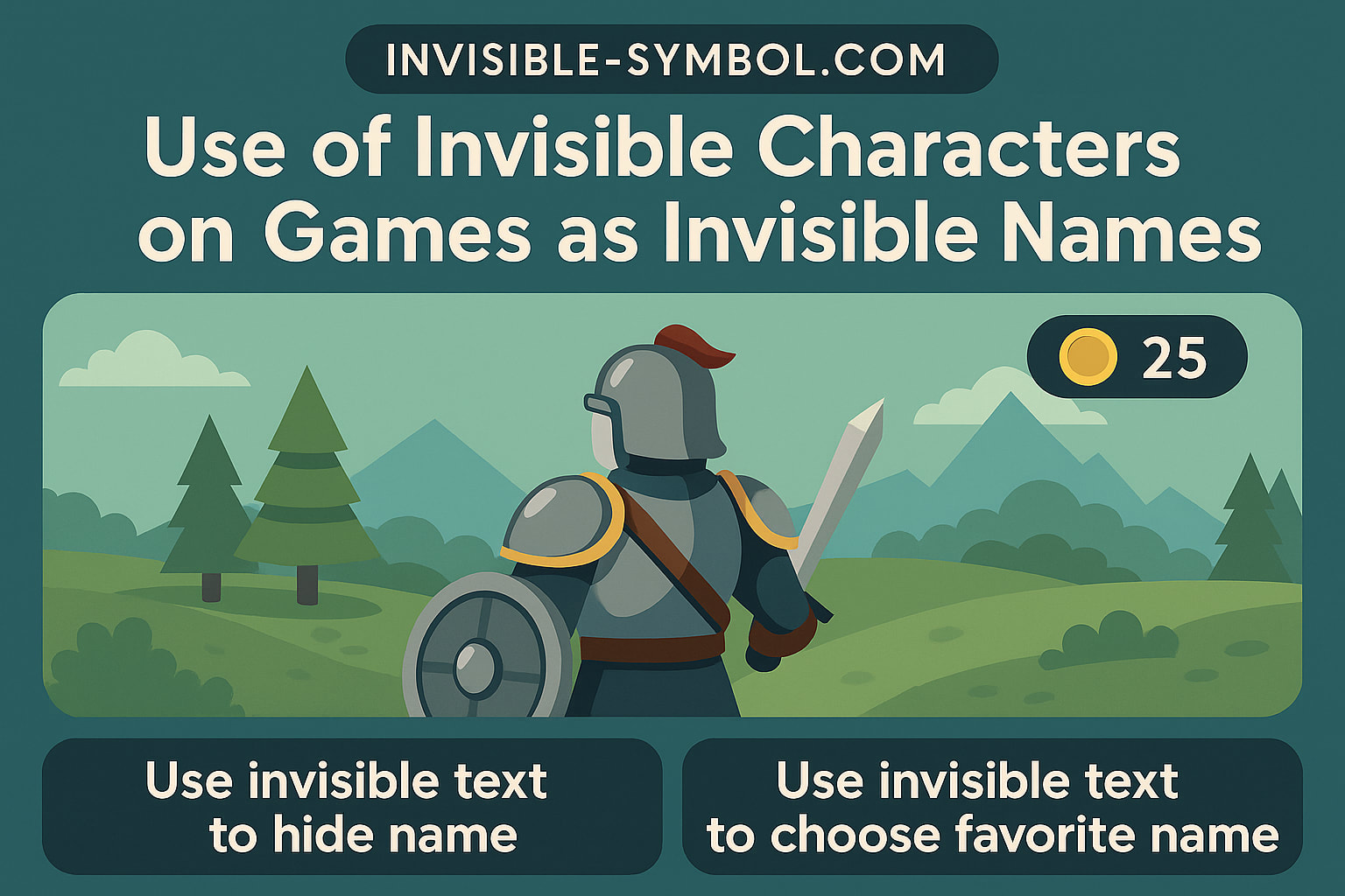 Invisible Character (⠀⠀) - Copy Blank Space