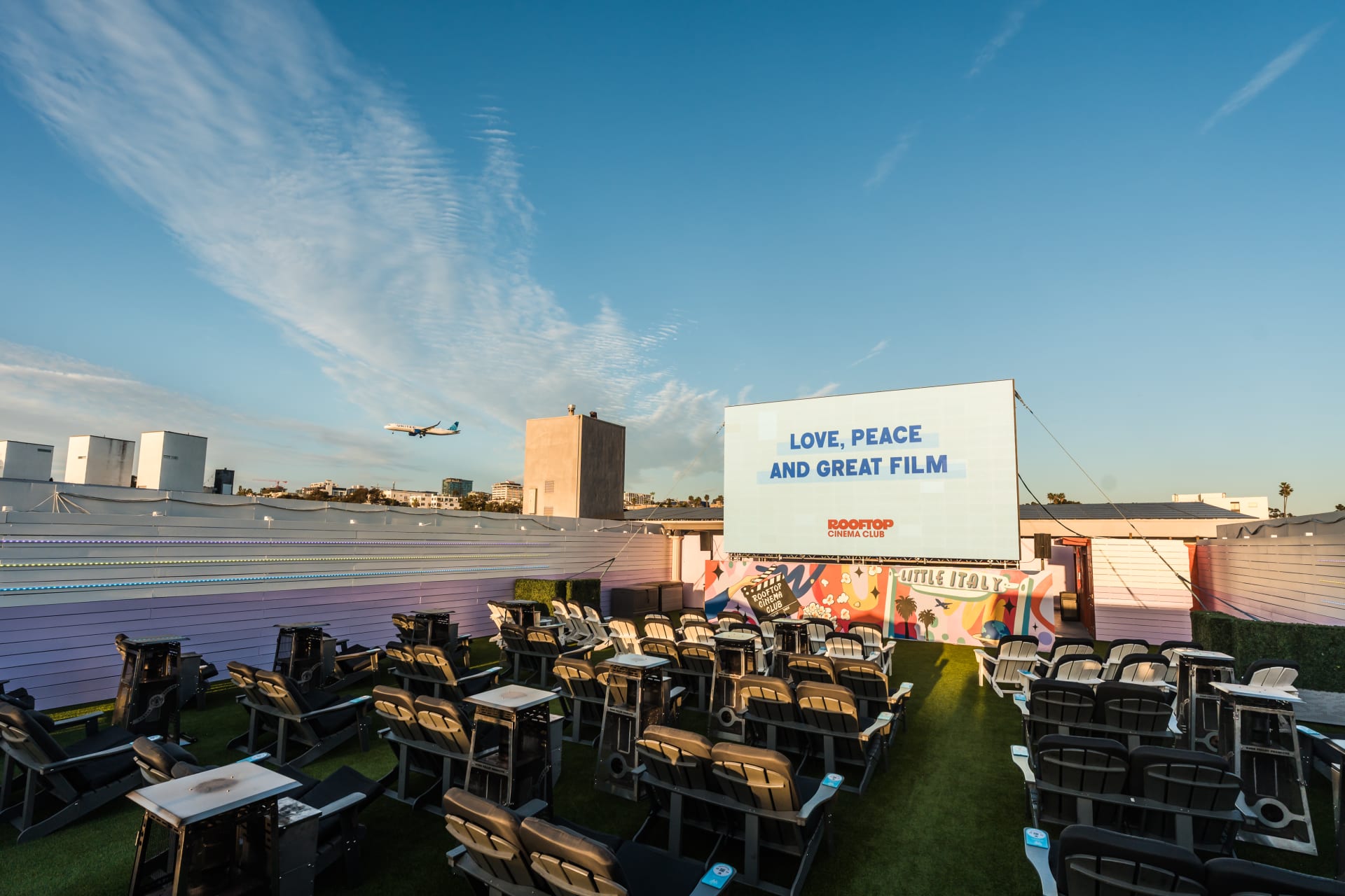 Rooftop Cinema Club Little Italy | Outdoor Movies in San Diego