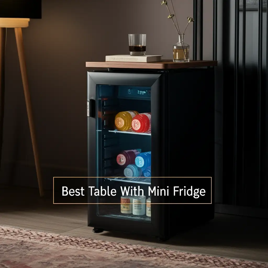 Best Table With Mini Fridge — Home Essentials Guide (HEG)