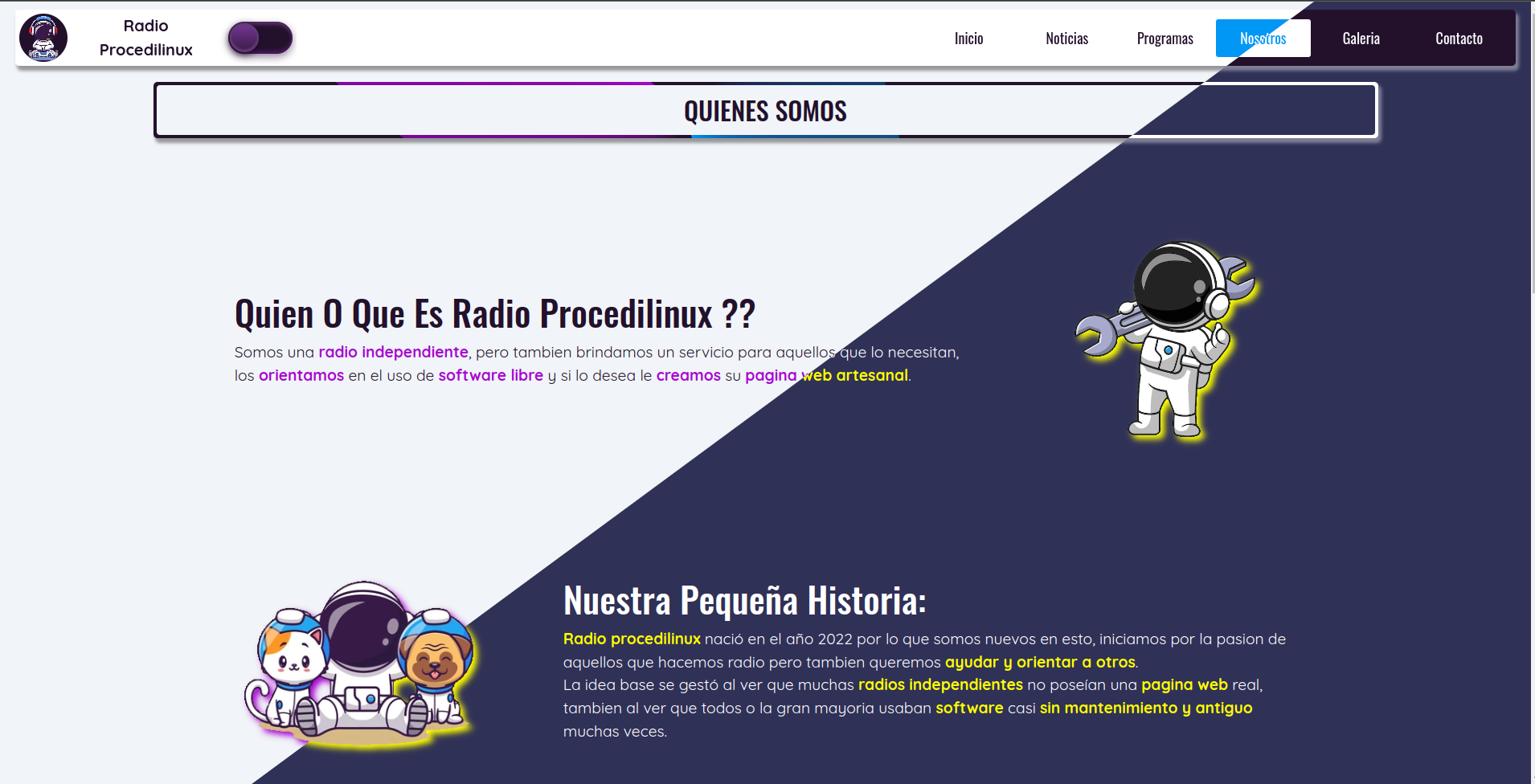 GitHub - guillenec/radio_procedilinux: segunda entrega del proyecto final de coderhouse, donde ...