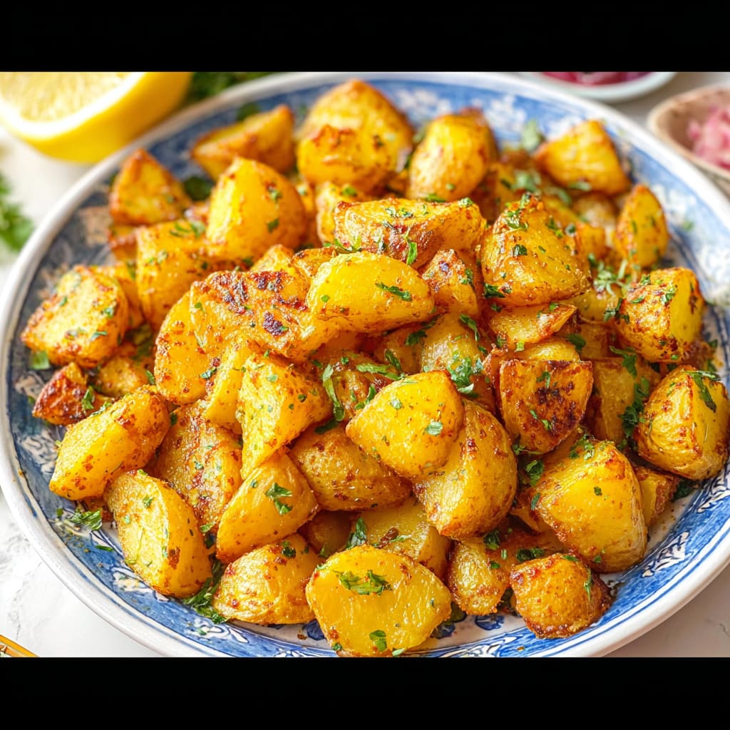 Batata Harra: Zesty Crispy Roasted Potatoes Delight - Non Stop Recipes