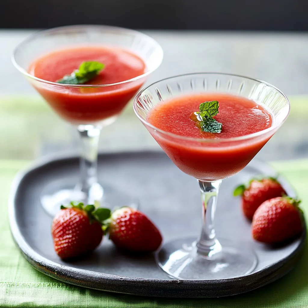 Strawberry Daiquiri: Refreshingly Tropical Delight - Emillie Recipes
