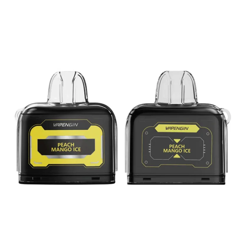 Peach Mango Ice Vapengin Jupiter 6500 Puffs Replacement Pod vape ...