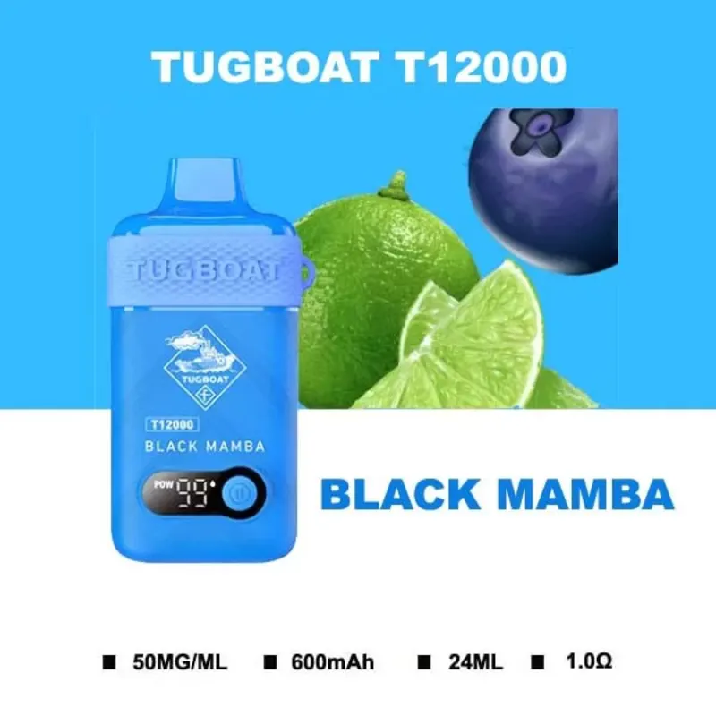 Black Mamba Tugboat T12000 vape & price in Kenya - Best prices, fast ...