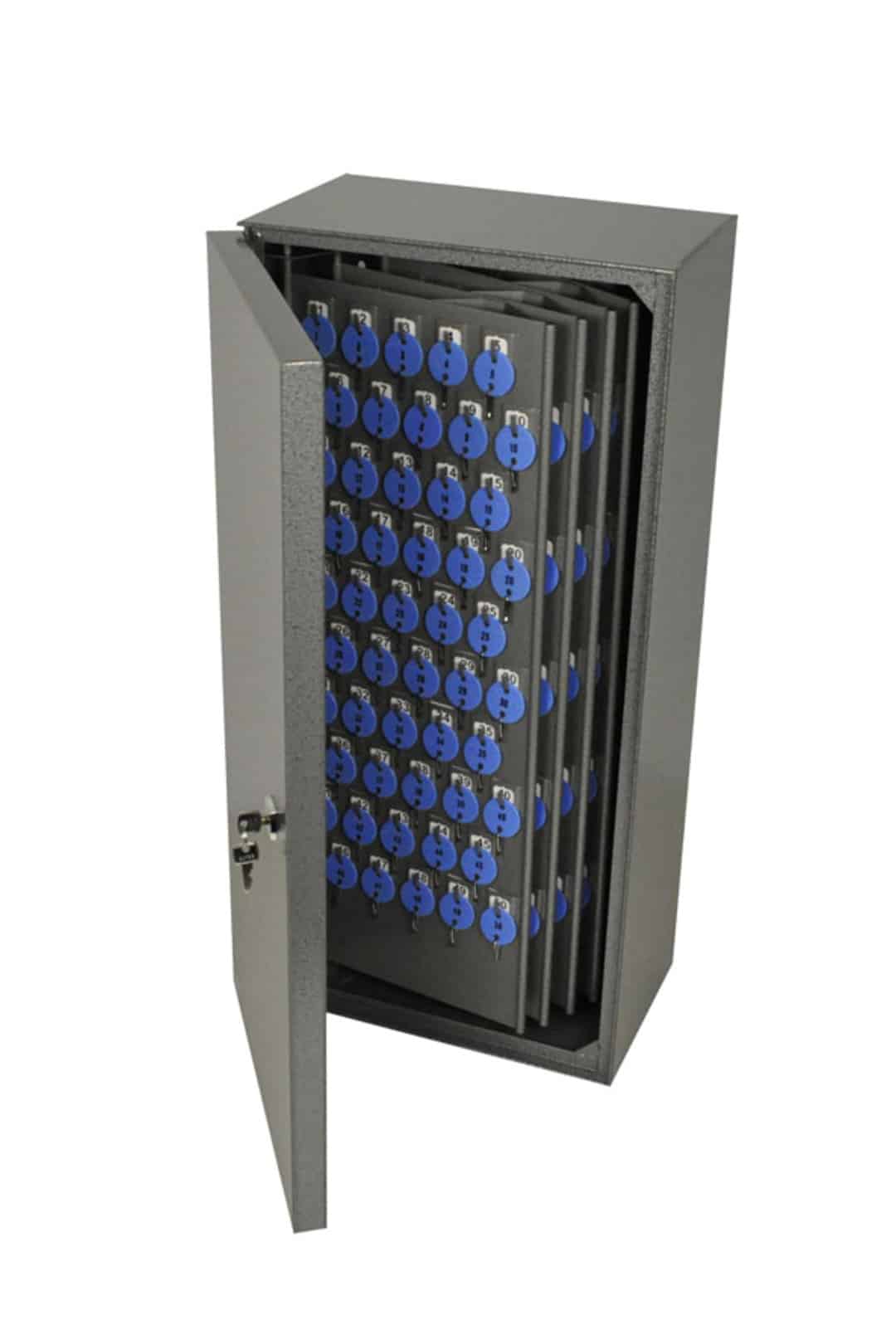 686/450 Key Cabinet in Grey | TelKee Cabinet | 450 Key Hooks