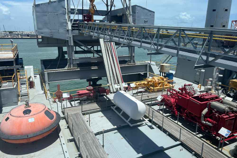 Ocean Star Offshore Drill Rig & Museum - Decommissioned Drill Rig