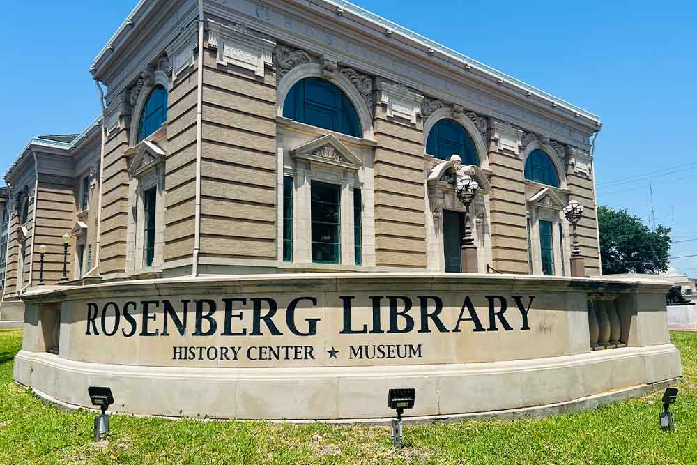 Rosenberg Library - Oldest Free Public Library in Continuous Use*