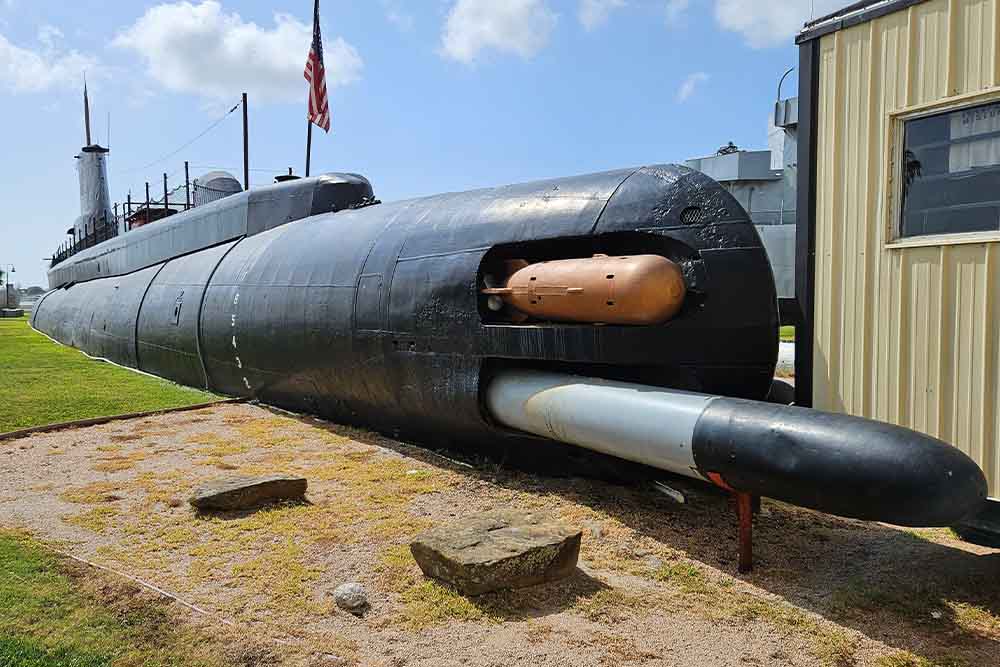Galveston Naval Museum - Destroyer USS Stewart & Sub USS Cavalla