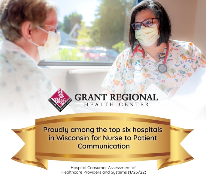 Grant Regional is Top 6 in Wisconsin for Nurse Communication | Grant ...