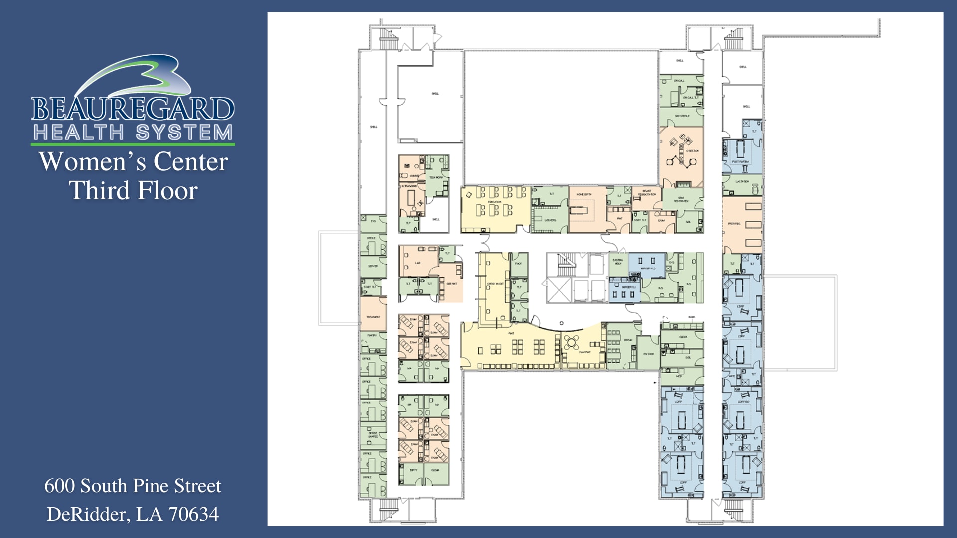 Women's Center Third Floor Renovation | Beauregard Health System