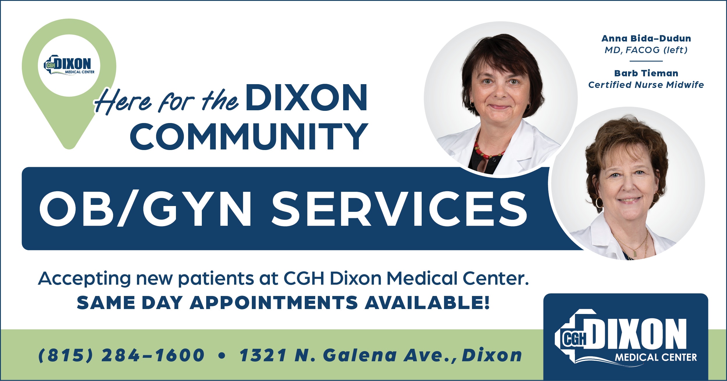 Outstanding obstetrics and gynecology care | CGH Medical Center
