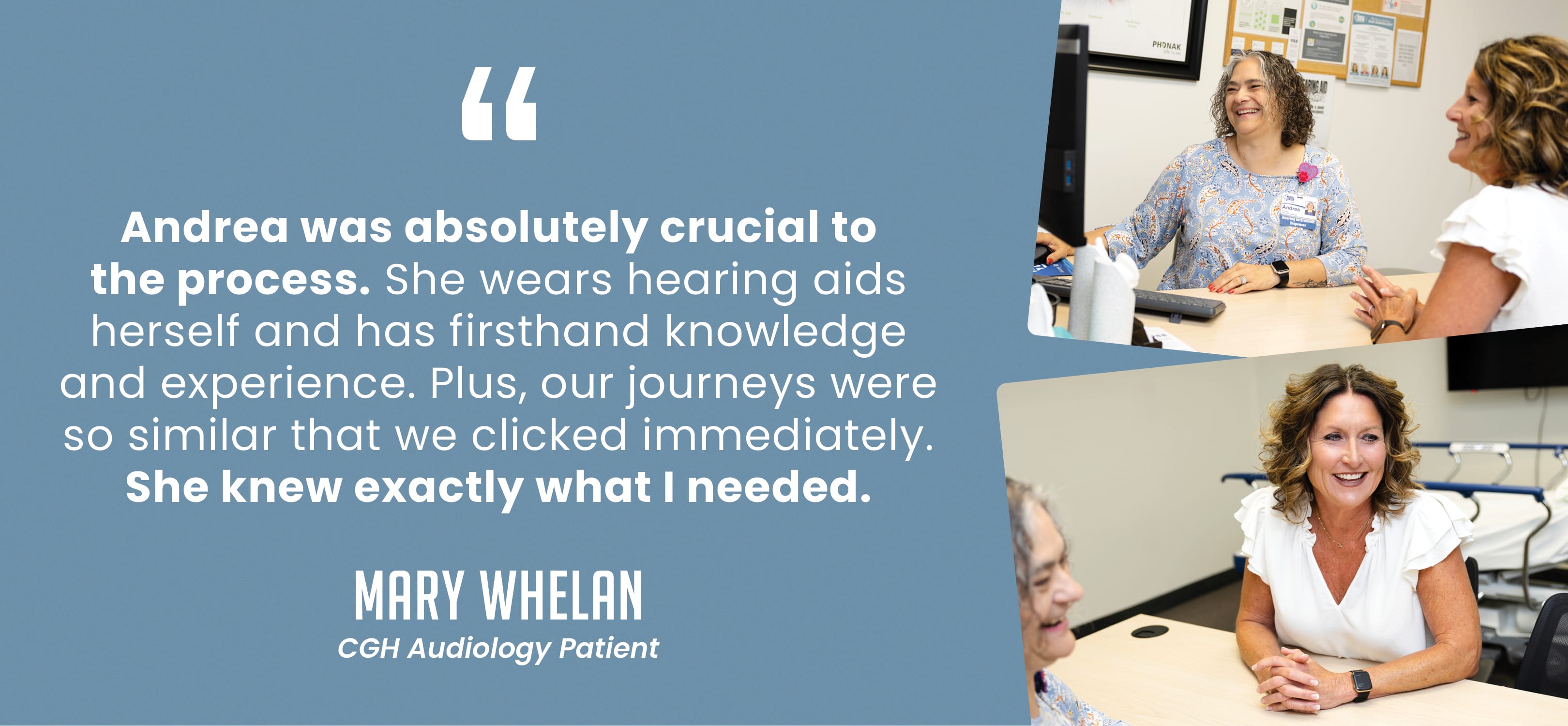 Mary Whelan's Journey to Better Hearing at CGH | CGH Medical Center