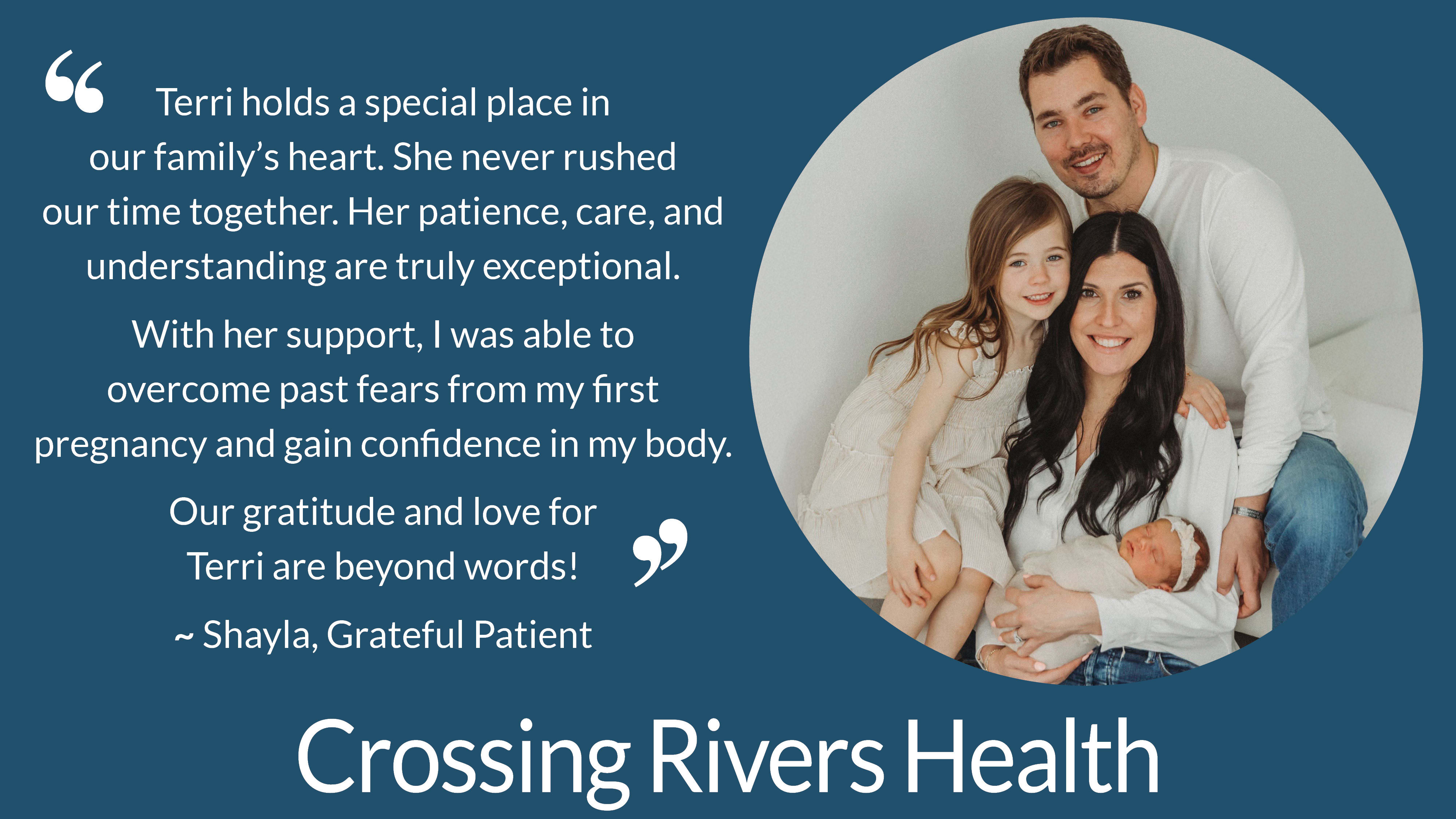 Shayla's Story | Crossing Rivers Health