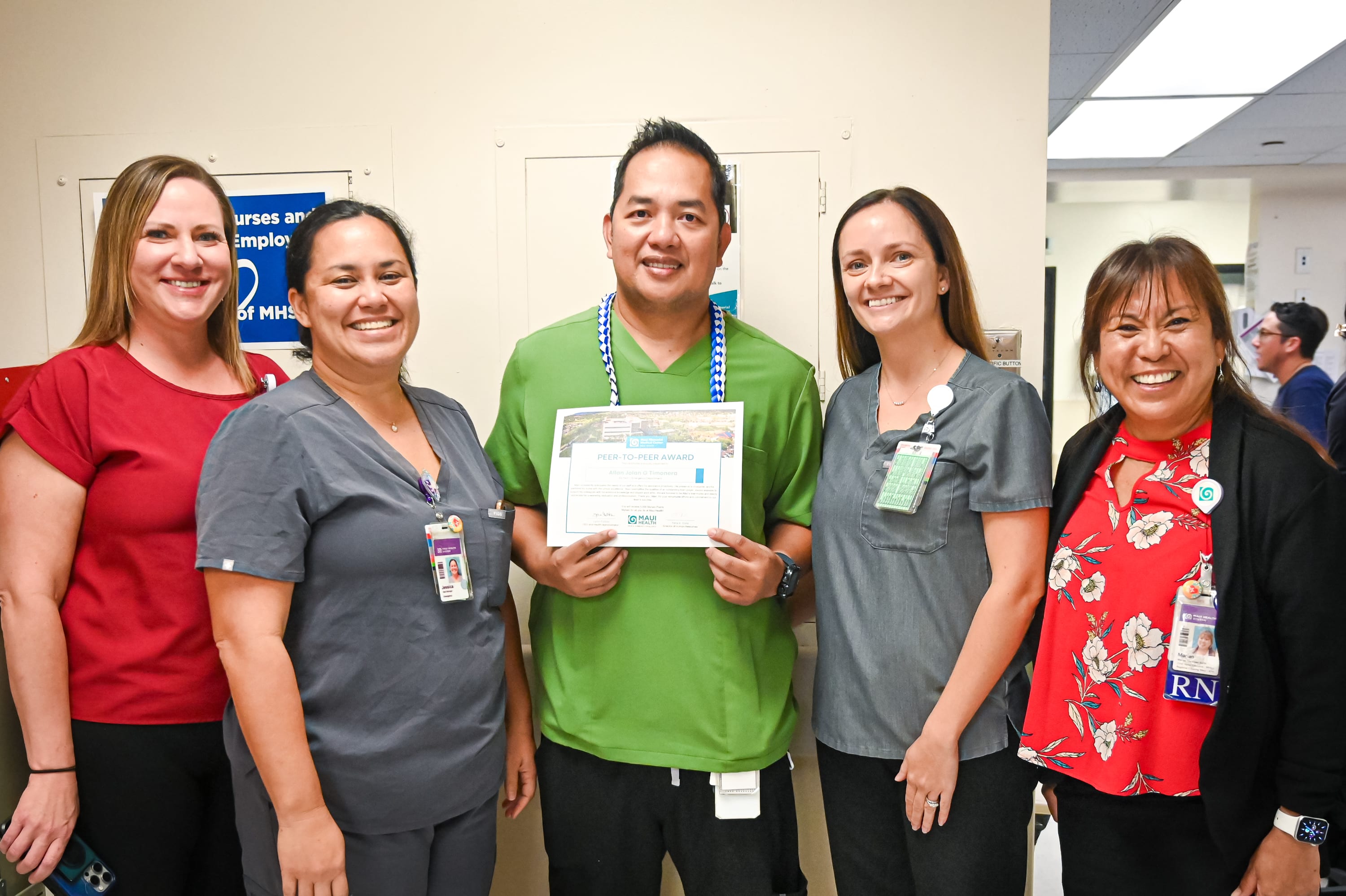 Peer-to-Peer Values Award Honoree - Allan Timonera | Maui Health