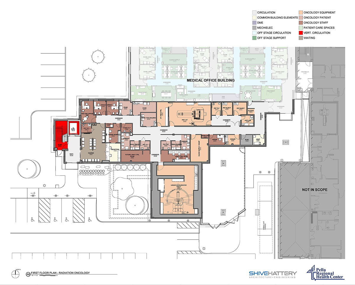 Radiation Center Construction Progress | Pella Regional Health Center