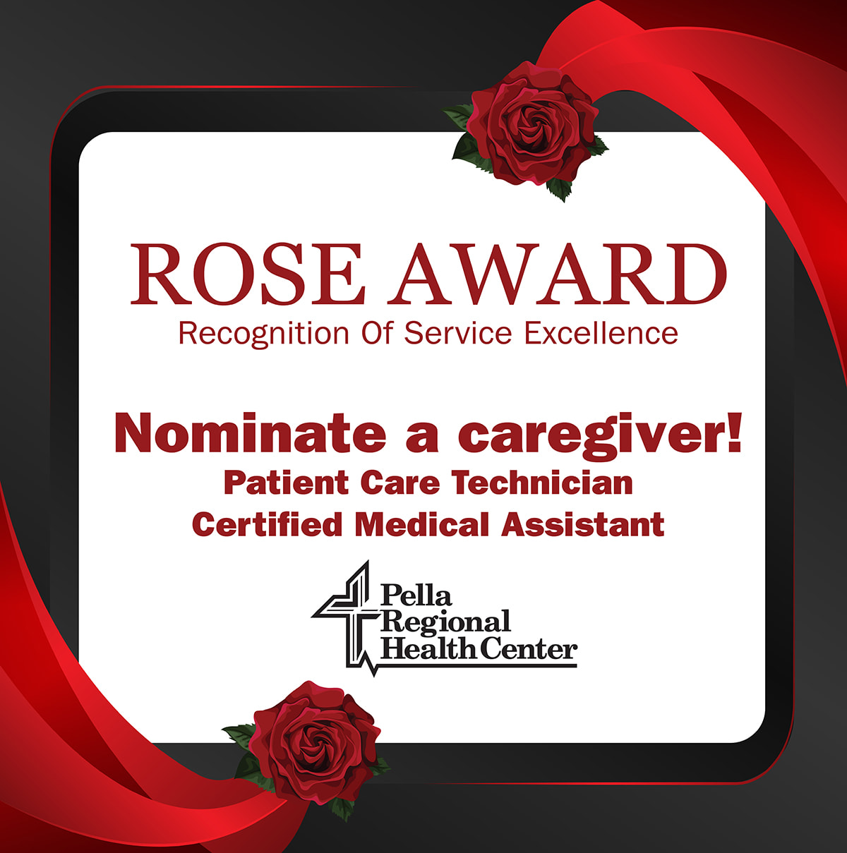 Nominate A Caregiver For A Daisy or Rose Award | Pella Regional Health ...