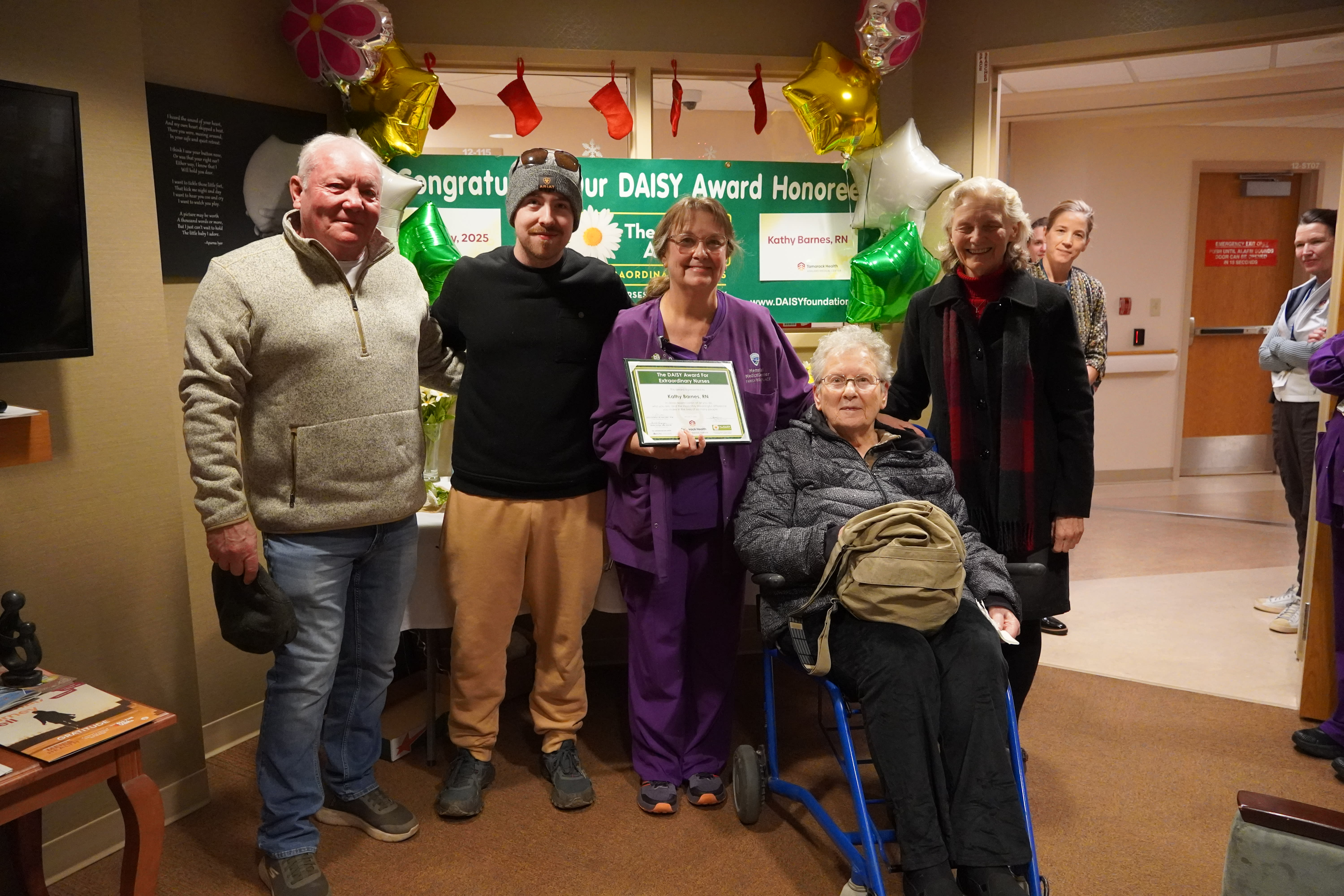 Kathy Barnes Receives DAISY Award for Extraordinary Nurses | Tamarack ...