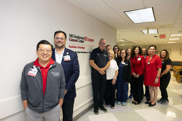 Cooper University Hospital Cape Regional is now MD Anderson Cancer Center Radiation Oncology