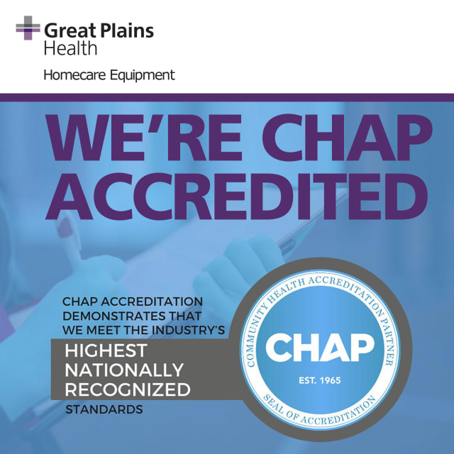 Great Plains Health Homecare Equipment Awarded Chap Accreditation Great Plains Health