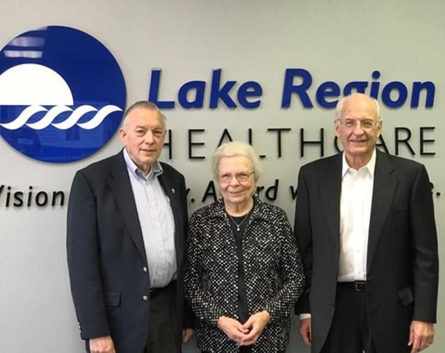 LRH Honors Three Retiring Trustees | Lake Region Healthcare