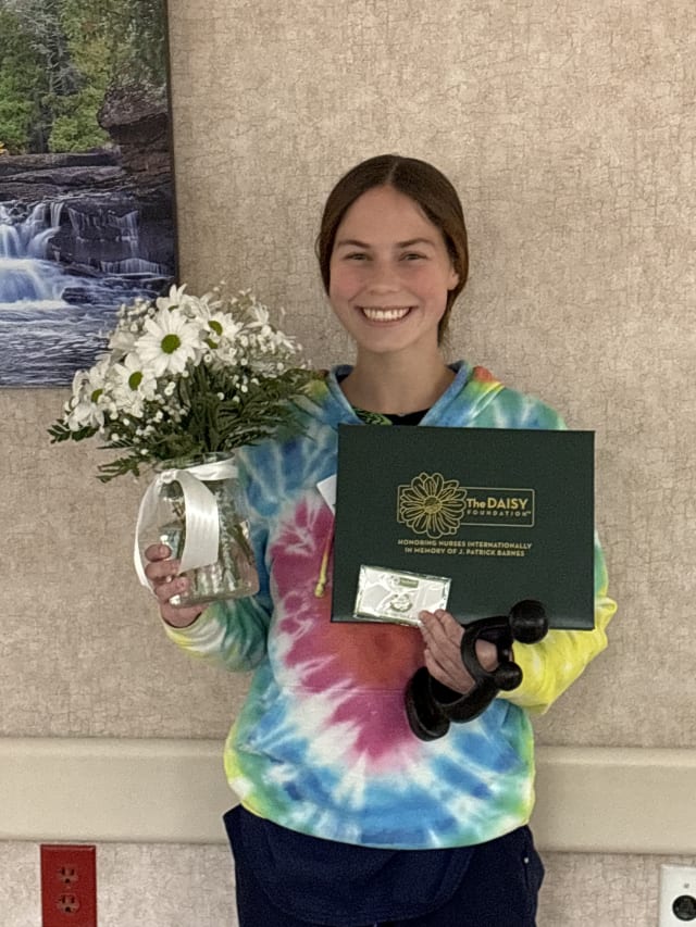 Catlin Grimes honored with DAISY Award for Extraordinary Nurses at LRH ...