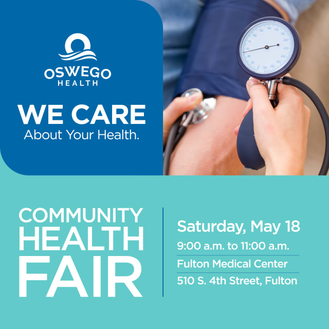 Oswego Health Offers FREE Community Health Fair