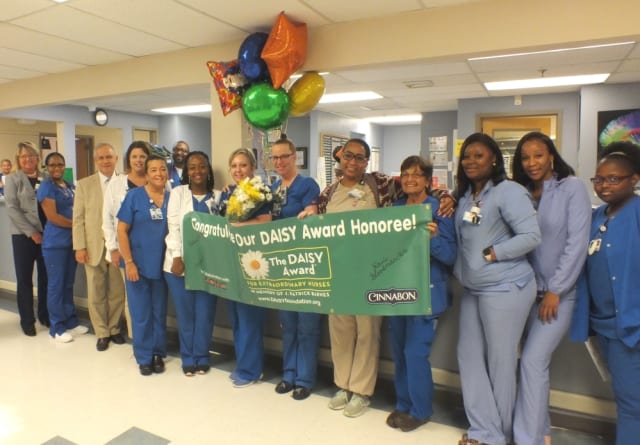 Stephanie Womack Honored With The DAISY Award® for Extraordinary Care | Southeast Georgia Health ...