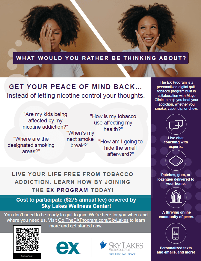 quit nicotine, sky lakes medical center | Cascade Health Alliance