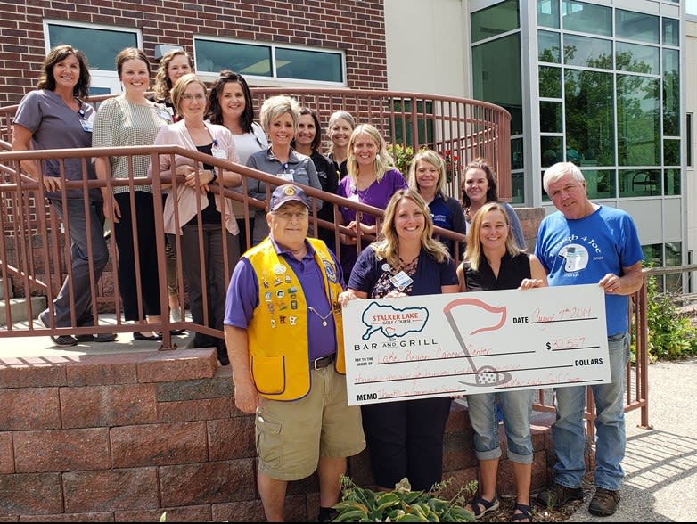Stalker Lake Golf Course $32,527 Donation | Lake Region Healthcare
