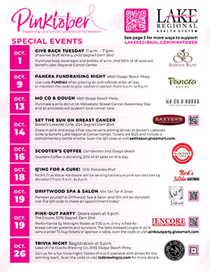 Get Involved this Pinktober—Have Fun, Support Local Cancer Care, and ...