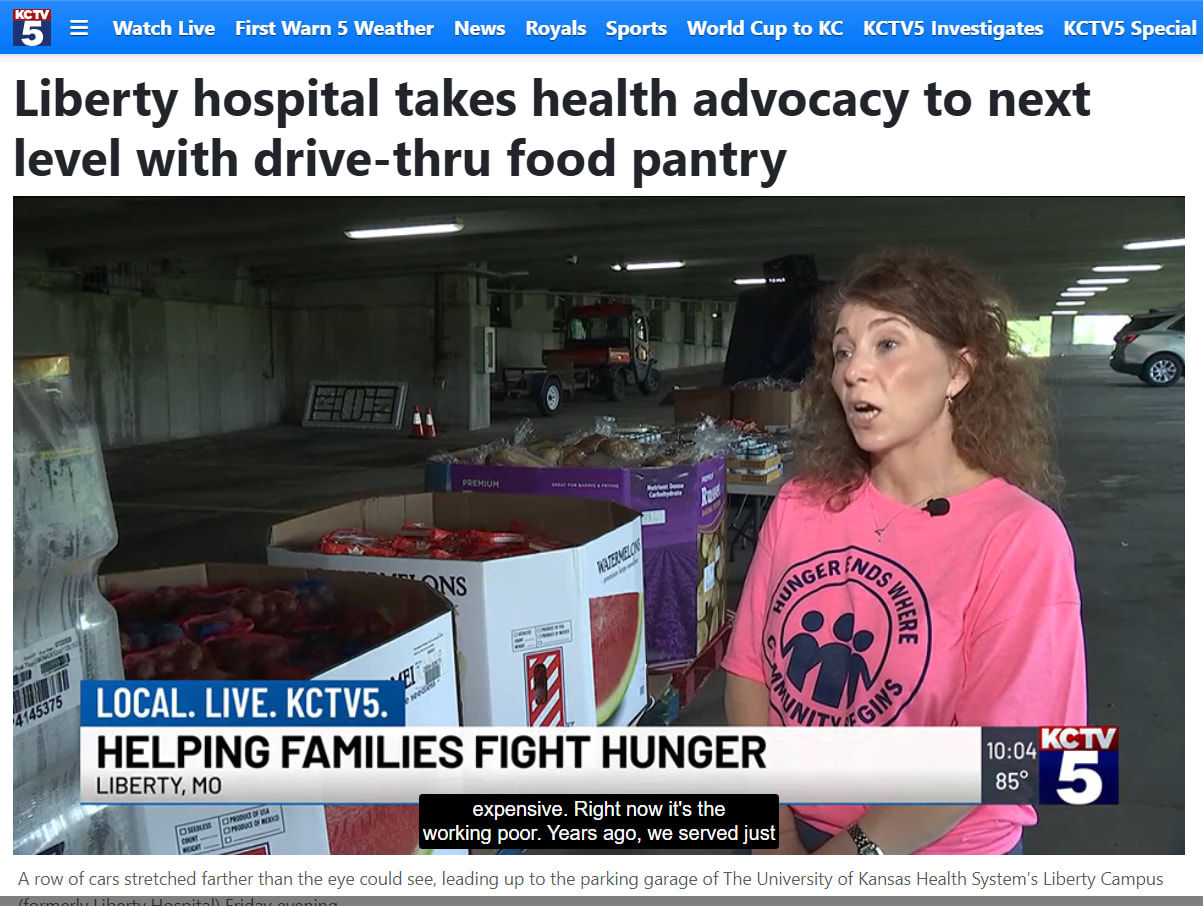 Liberty hospital Mobile Food Pantry