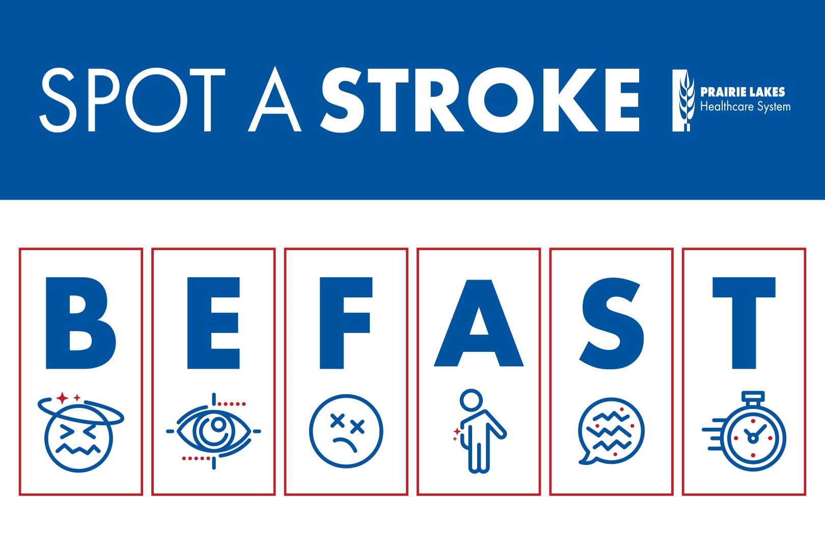 Every Second Counts: Know the BEFAST Stroke Symptoms | Prairie Lakes ...