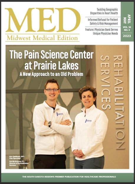 The New Pain Science Center was Featured in MED Magazine | Prairie ...