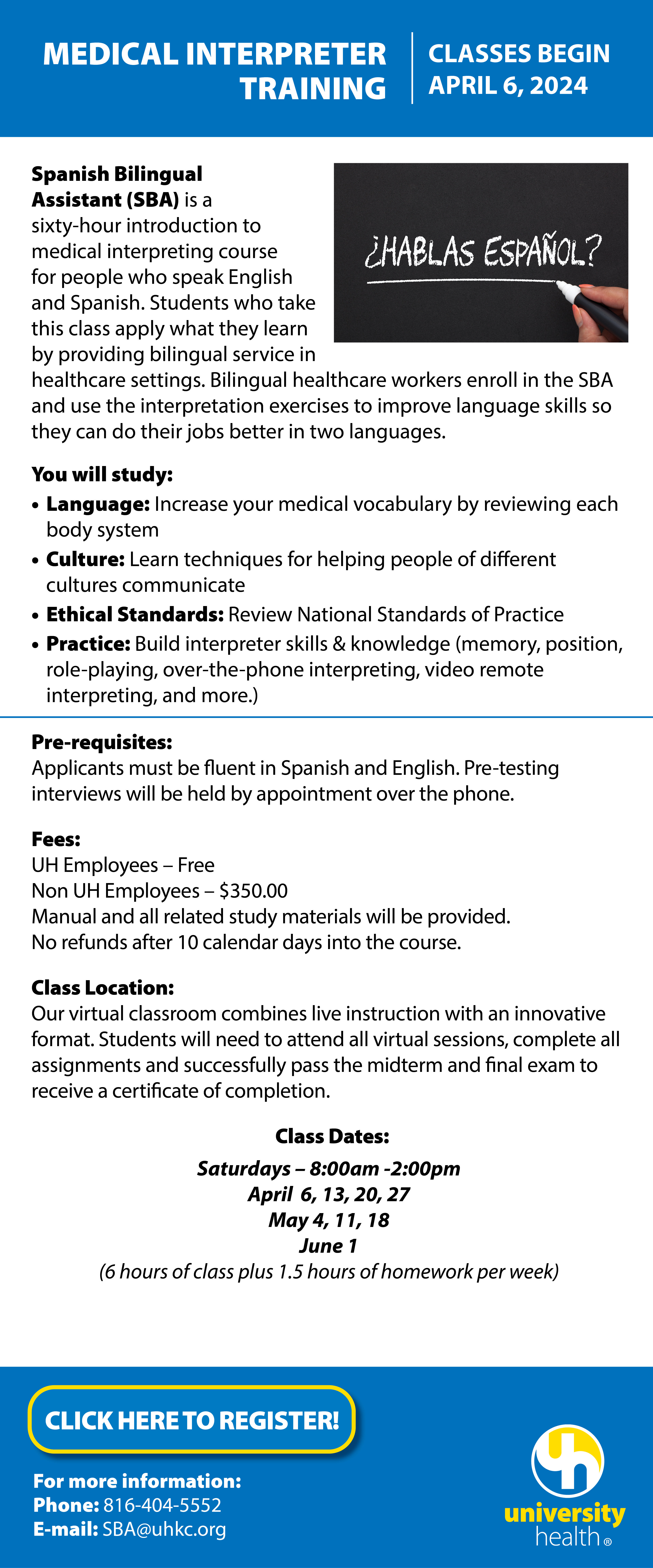 Interpreter services | University Health