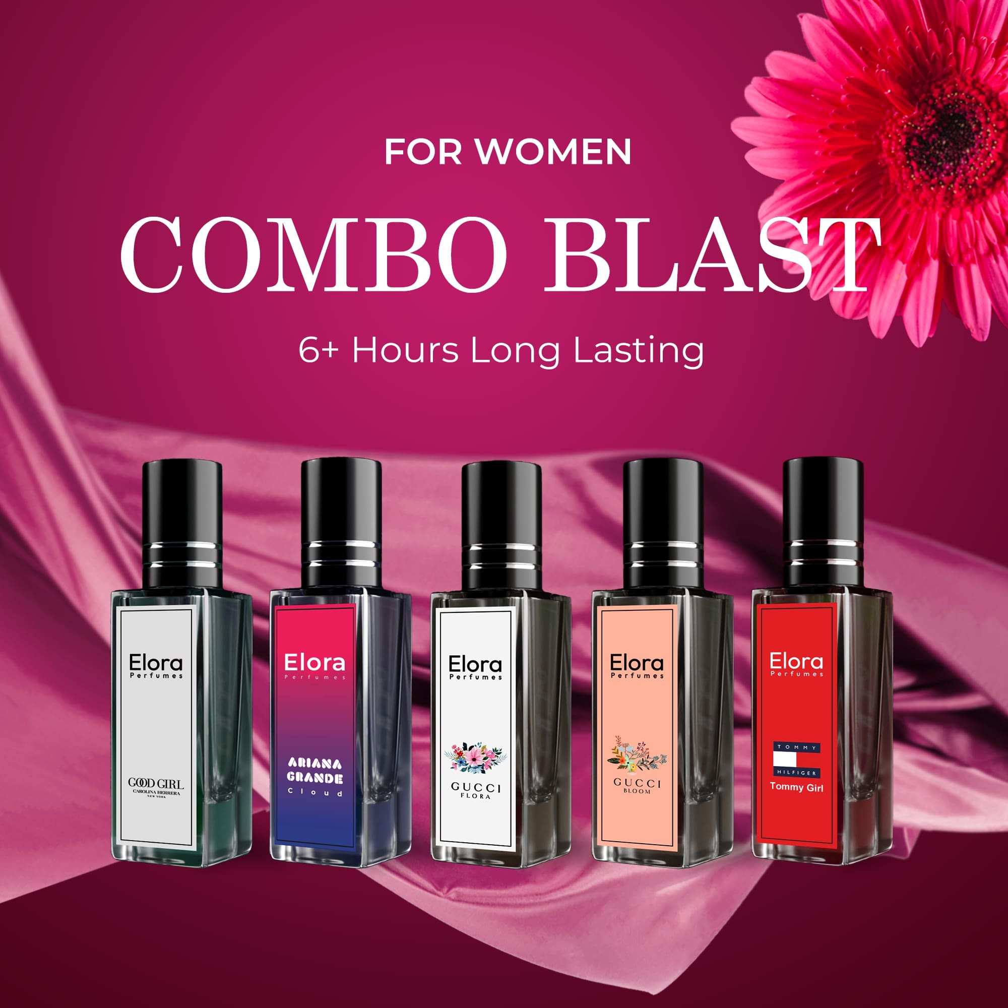 5-in-1 Exclusive Women’s Fragrance Collection | Elora Perfumes Bangladesh