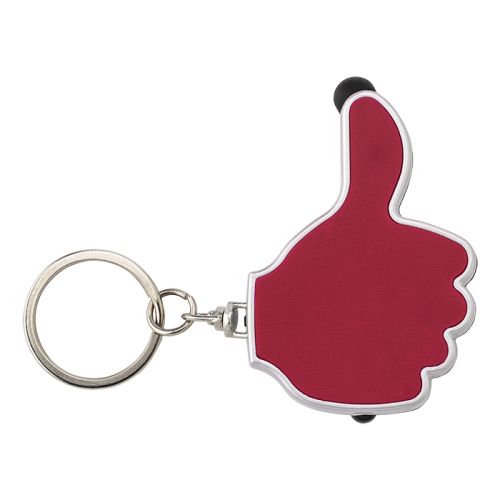 Barron Clothing | 3 in 1 Thumbs Up Keychain with Stylus and LED Light
