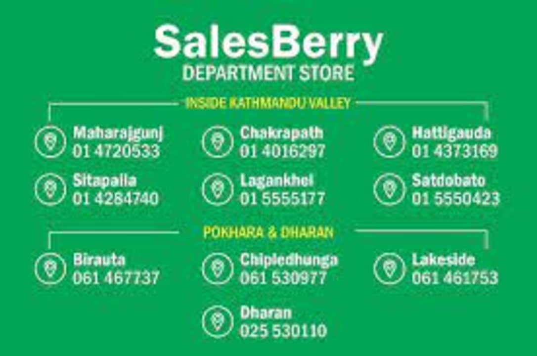 Sales Berry Department Store - P74J+XVJ, Kathmandu 44600, Nepal - Mero ...