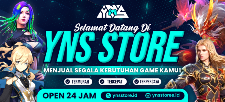 YNS STORE - Top Up Game Termurah Top Up Game Tercepat Top Up Andalan Kamu