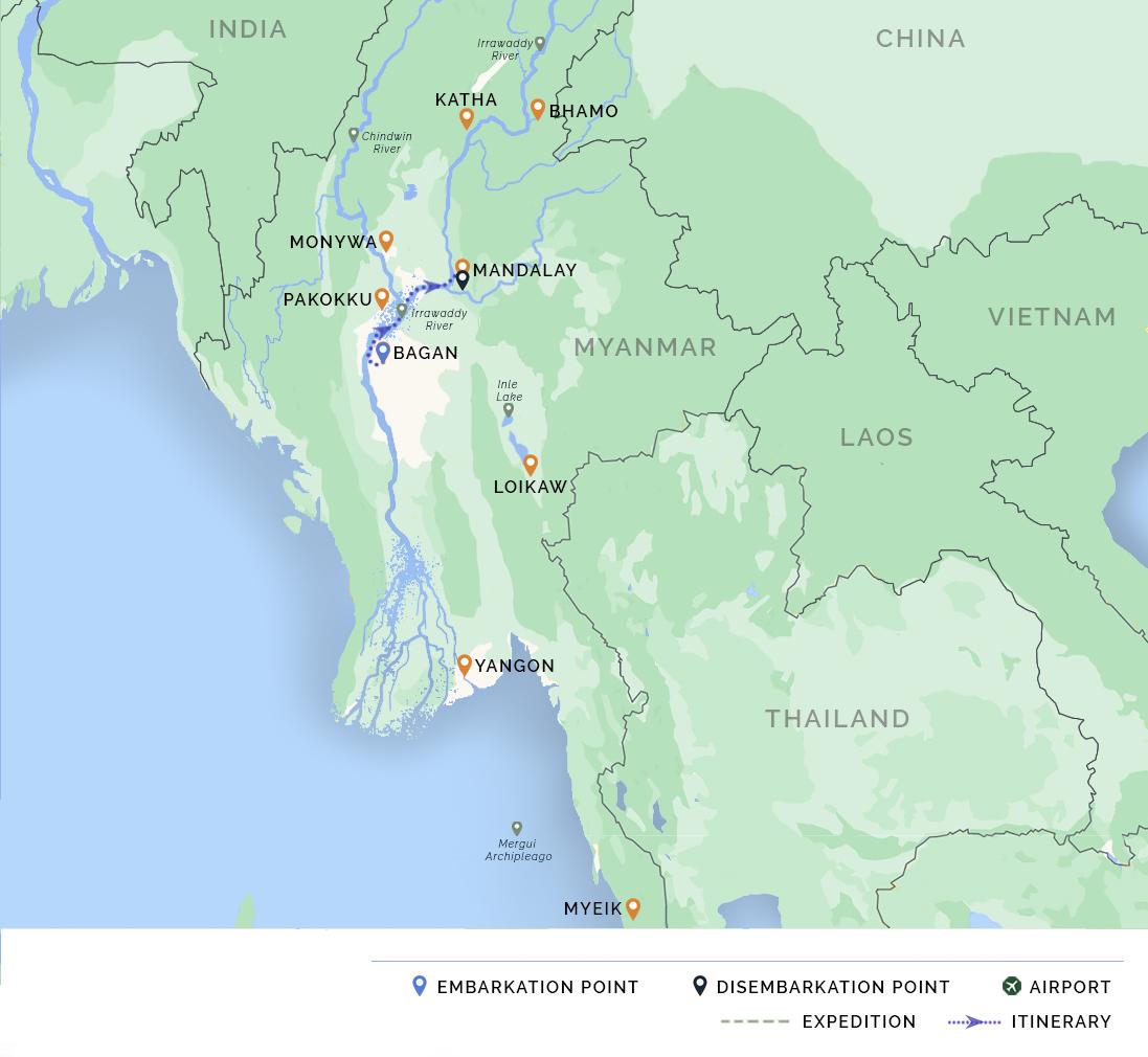 Irrawaddy Explorer Boat | Cruise Itineraries, Dates, Prices 2021/22 ...