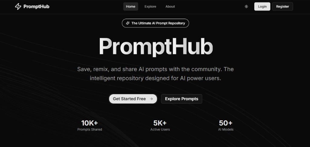 GitHub - imharishpatil/Prompthub