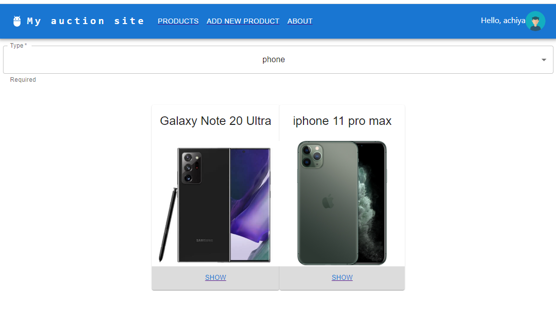 GitHub - AchiyaAvrahamof/myauction-client: This is a web application for auction, anyone can ...