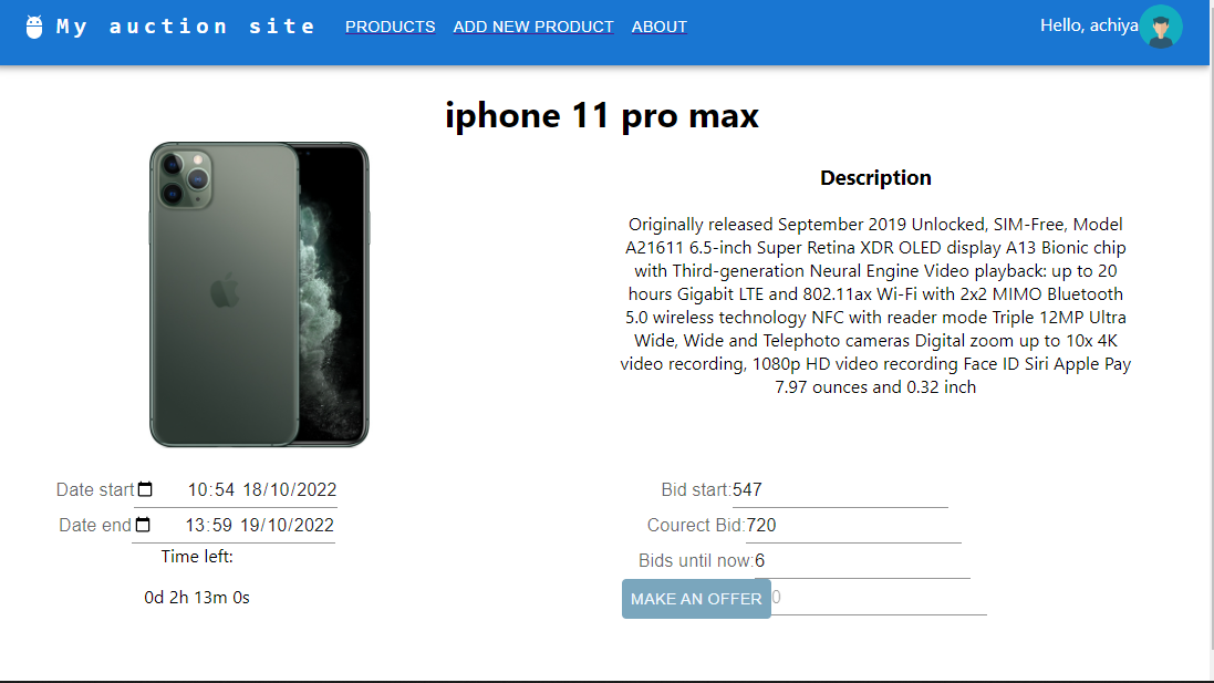 GitHub - AchiyaAvrahamof/myauction-client: This is a web application for auction, anyone can ...