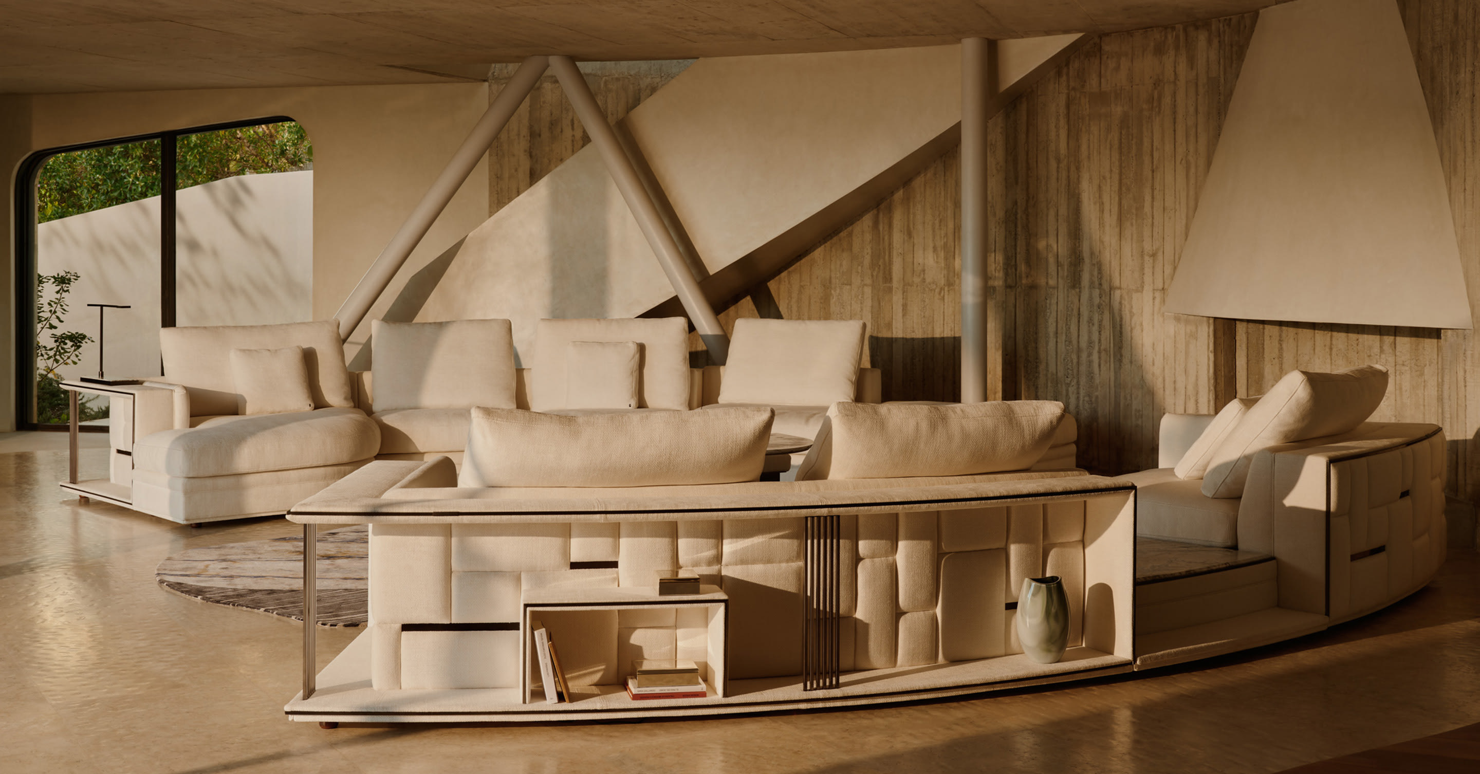 Babylon Rack Circle - Living room | Visionnaire