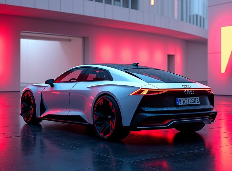 Audi Unveils E Concept Sportback with Revolutionary 4K Display