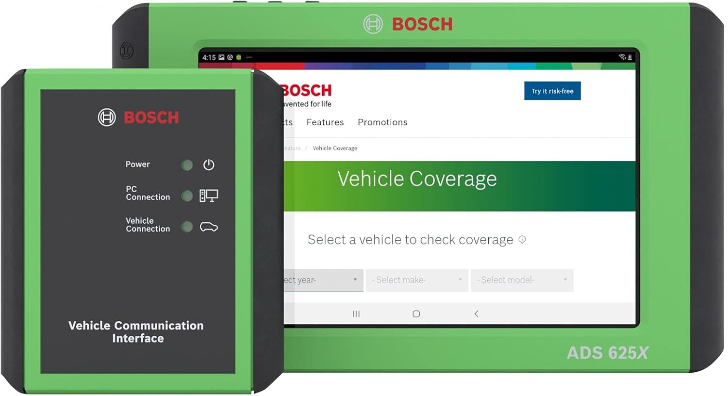 Bosch 3975 ADS 625x Next Generation Diagnostic Scan Tool - Audi Volt