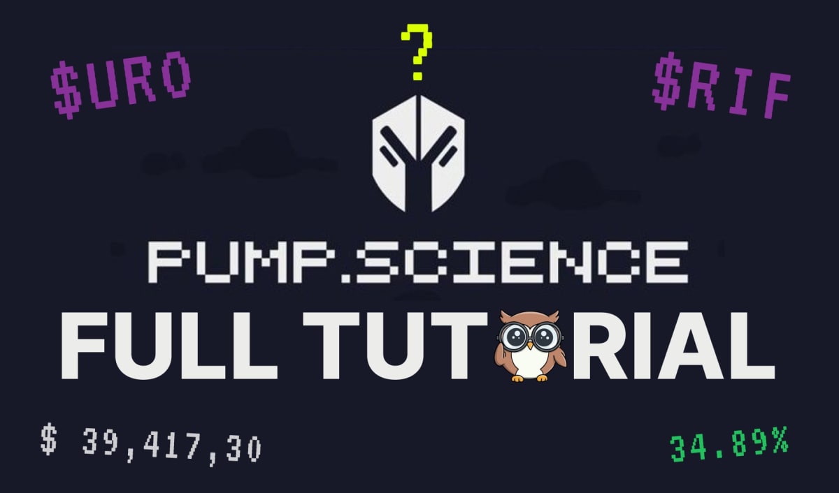 The Pump.Science Tutorial: Turning Crypto Into Lifespan Ex | Pluid Console