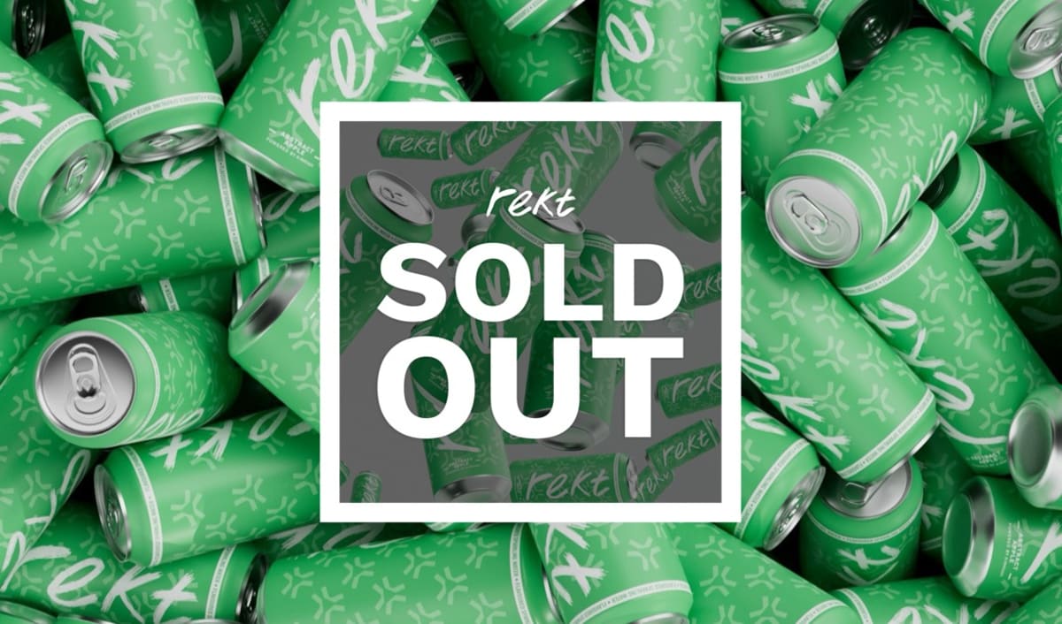 Rekt Drinks Sell 223,000 “Abstract Apple” Drinks In 40 Min | Pluid Console
