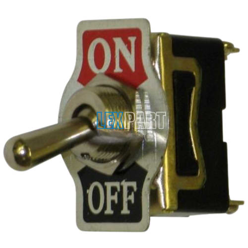 Switch Toggle 2P On-Off With Plate Universal - SWT025CX | CAELEX