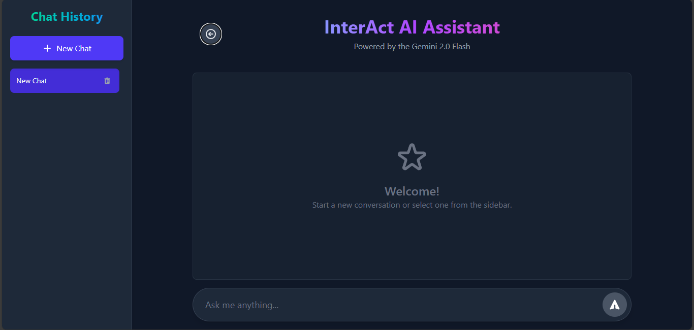 GitHub - barundas97/Interact_AI: InterAct AI Assistant is a modern, interactive AI chat platform ...